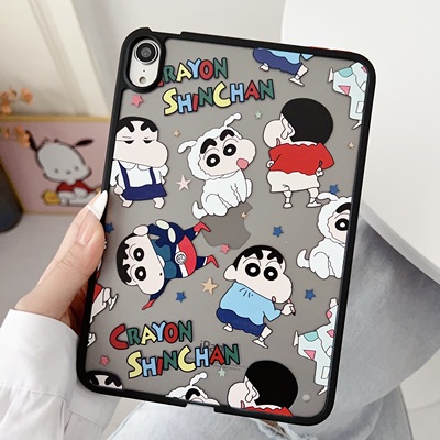 2025新款适用苹果ipad Pro 11英寸Air7防弯保护套防摔全包平板mini7蜡笔小新硬壳电脑24年后壳无盖iPad11代A6