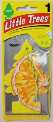 汽车香片美国小树little trees车内香薰香膏车载香水挂香橙 新香