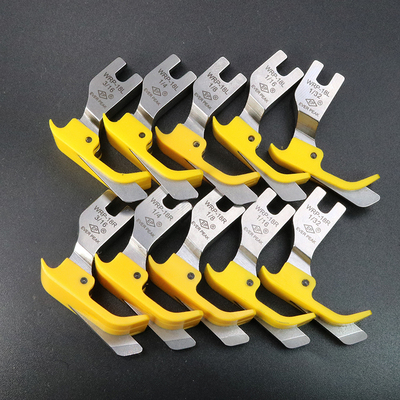 EP 铁氟龙压脚带刀傍边压脚WRP-18R/L黄色耐磨牛筋塑料胶压脚