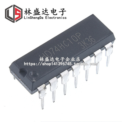 SN74HC10N HD74HC10P 74HC10 DIP-14 栅极/逆变器/逻辑芯片 国产