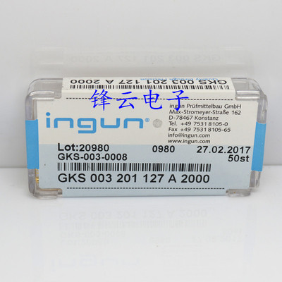 INGUN英钢针GKS003 201 127A2000（直上圆尖头）2.0mm测试针探针