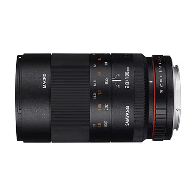 微距镜头SAMYANG100mm手动百微