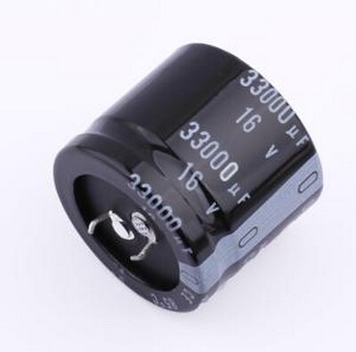 LLS1C333MELC 牛角型电解电容 33000uF ±20% 16V 插件,D35xL30mm