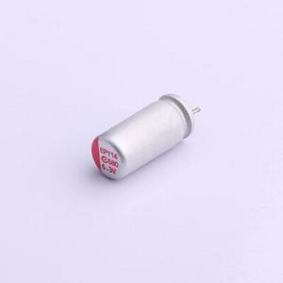 6R3AREP681M05A1 固态电容 680uF ±20% 6.3V 插件,D5xL11mm