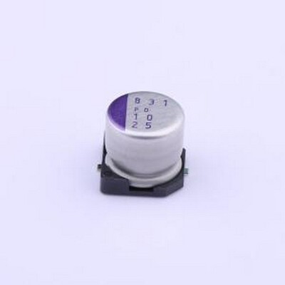 25SVPD10M 固态电容 10uF ±20% 25V SMD,D6.3xL5.9mm