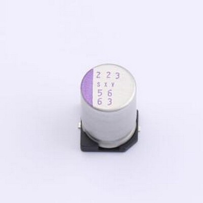 63SXV56M 固态电容 56uF ±20% 63V SMD,D8xL12mm