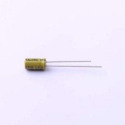 LKMB0902W1R0MF 直插铝电解电容 1uF ±20% 450V 插件,D5xL9mm
