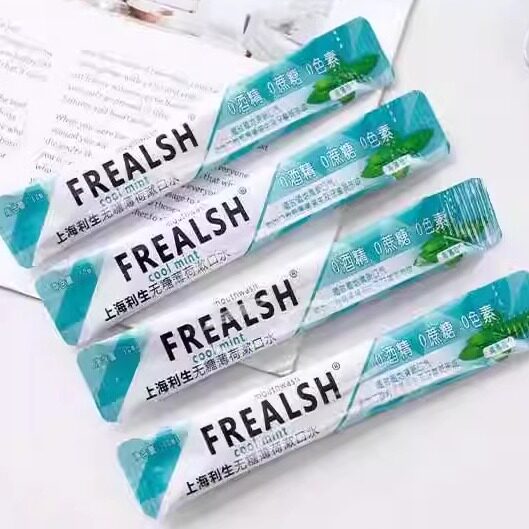 FREALSH漱口水清新口气儿童正畸专用学生便携装含氟无蔗糖