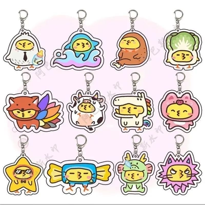 KPL梦之队卡通钥匙扣亚克力书包挂件游戏周边送朋友礼物