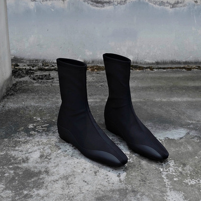 内增高极简高弹裸感弹力靴女202