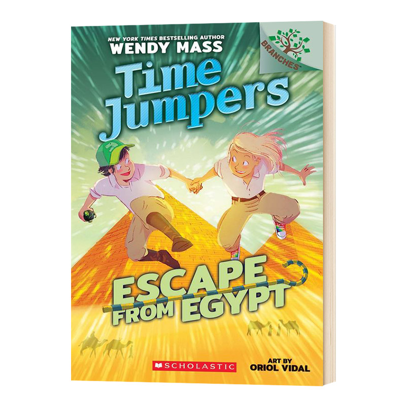 学乐大树系列时间旅行者2 Escape from Egypt Time Jumpers#2英文原版儿童章节读物进口英语书籍_虎窝淘