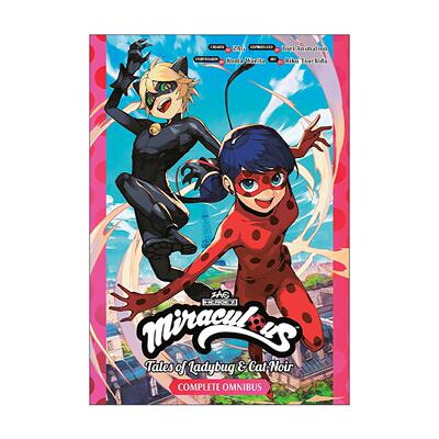 英文原版 Miraculous Tales of Ladybug & Cat Noir Complete Manga Omnibus 绽放瓢虫少女 奇迹少女 瓢虫和黑猫觉醒1-3卷完整漫画
