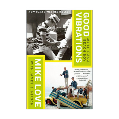 英文原版 Good Vibrations 良好感觉 摇滚乐队The Beach Boys海滩男孩主唱Mike Love自传 英文版 进口英语原版书籍