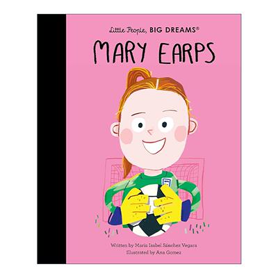 英文原版 Little People Big Dreams Mary Earps 小人物大梦想儿童精装绘本 玛丽·厄普斯 英国女足门将 曼联 进口英语原版书籍