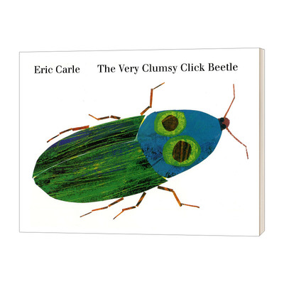 The Very Clumsy Click Beetle 笨笨的叩头虫 精装绘本 发音书 艾瑞卡尔 Eric Carle