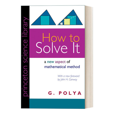 英文原版 How to Solve It A New Aspect of Mathematical Method 怎样解题 数学思维的新方法 豆瓣高分 G. Polya进口英语原版书籍