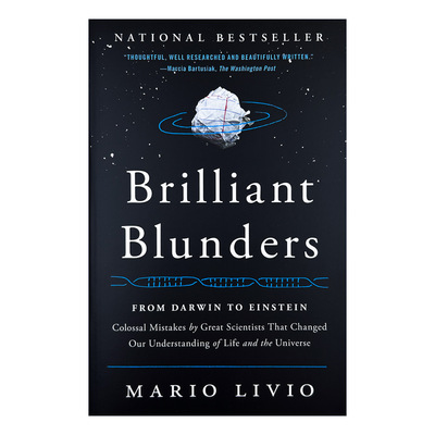 英文原版 Brilliant Blunders 从达尔文到爱因斯坦 科学理论的美丽错误与演进 英文版 进口英语原版书籍