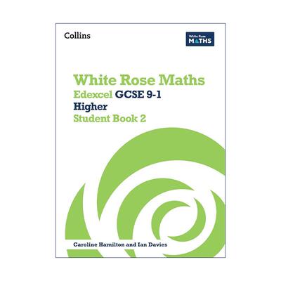 英文原版 Collins White Rose Maths Edexcel GCSE 9-1 Higher Student Book 2 英文版 进口英语原版书籍