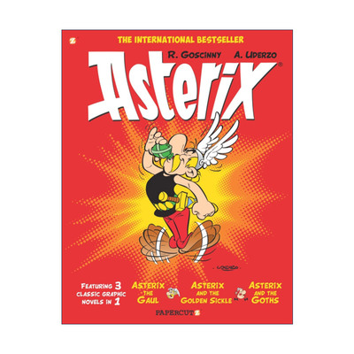英文原版 Asterix Omnibus #1 高卢英雄历险记1-3 合订本 卷一 英文版 进口英语原版书籍
