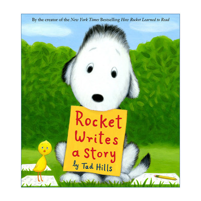 Rocket Writes a Story 写故事的洛基 儿童精装绘本 Tad Hills