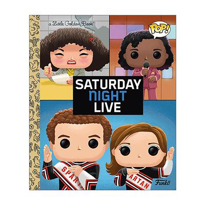 英文原版 Saturday Night Live Little Golden Book Funko Pop Little Golden Book 周六夜现场 兰登书屋精装小金书 英文版