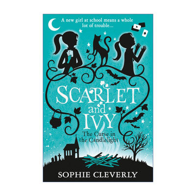 英文原版 The Curse in the Candlelight 斯嘉丽和艾薇推理系列5 烛火的诅咒 Sophie Cleverly儿童侦探小说 进口英语原版书籍