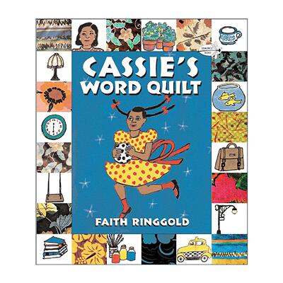 英文原版 Cassie's Word Quilt 凯西的词汇被子 沥青海滩主角 儿童单词学习绘本 英文版 进口英语原版书籍
