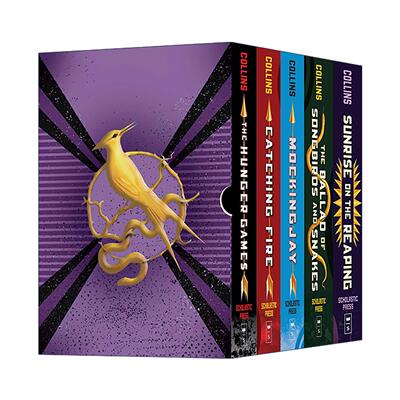 英文原版 Hunger Games 5 Book 饥饿游戏5册盒装 精装 英文版 进口英语原版书籍