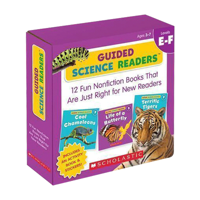 学乐指导性科学读本E-F级12册套装 英文原版儿童英语启蒙读本Guided Science Readers Level E-F分级阅读绘本全英文版进口幼儿绘本