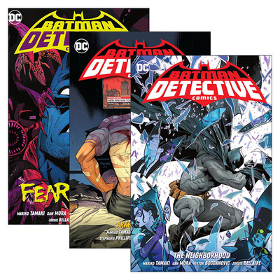 英文原版 Batman Detective Comics 蝙蝠侠 侦探漫画系列3册 DC漫画 Mariko Tamaki圆木麻理子 英文版 进口英语原版书籍