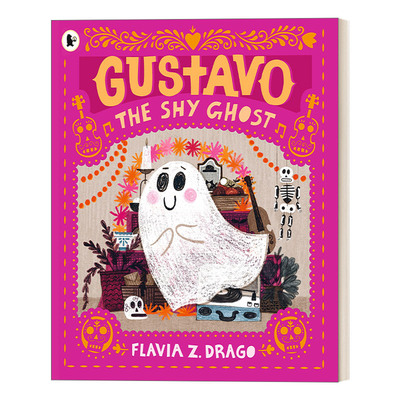 英文原版 Gustavo  the Shy Ghost 一只害羞鬼 儿童绘本 英文版 进口英语原版书籍