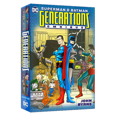 DC漫画 超人与蝙蝠侠 精装收藏 Superman and Batman Generations Omnibus 英文原版动漫读物 进口英语书籍