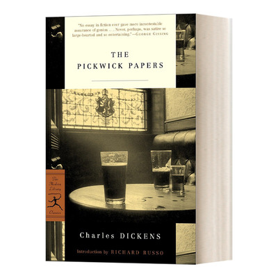英文原版小说 The Pickwick Papers 匹克威克外传 兰登书屋现代图书馆经典系列 Charles Dickens查尔斯 狄更斯 英文版 进口英语书
