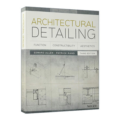 英文原版 Architectural Detailing 建筑细节 功能 可构造性 美学 第3版 英文版 进口英语原版书籍
