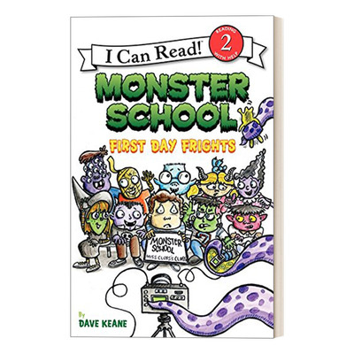 英文原版 Monster School First Day Frights 怪物学校 上学第一天 I Can Read Level 2分级阅读 英文版 进口英语原版书籍