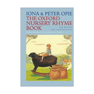 英文原版 The Oxford Nursery Rhyme Book 牛津童谣集 精装 童谣研究与收藏 维多利亚风复古插画 英国口头文学与民俗文化 英文版