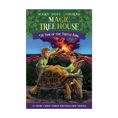英文原版 Time of the Turtle King Magic Tree House 38 龟王时代 神奇树屋38 英文版 进口英语原版书籍