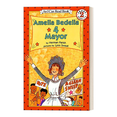 Amelia Bedelia 4 Mayor 阿米莉亚当市长 糊涂女佣分级阅读  I Can Read Level 2