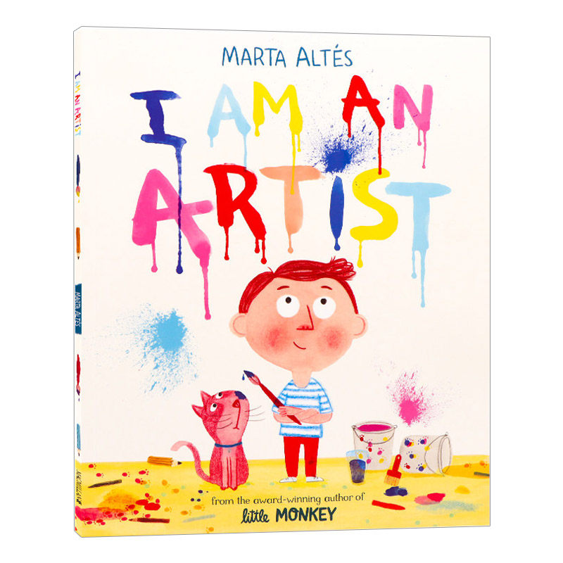 I Am An Artist小小艺术家新版 Marta Altés英文原版环境适应交友认知启蒙绘本心里成长情绪管理读物书籍_虎窝淘