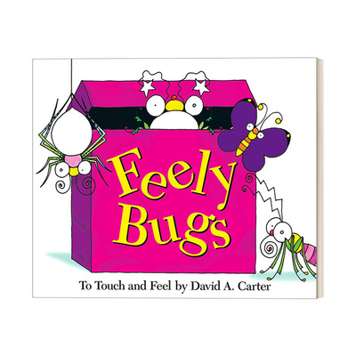 Feely Bugs (Mini Edition)  书里藏着好多虫 立体认知触摸书迷你版