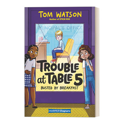 英文原版 Trouble at Table 5 #2 Busted by Breakfast 麻烦小分队2 儿童文学故事书初级章节书桥梁书 英文版 进口英语原版书籍