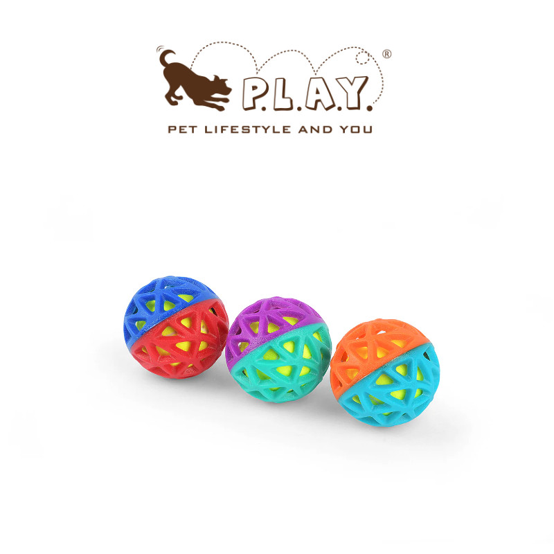 宠物漂浮玩具球 PLAY美国进口训练互动巡回发声玩具Petisan