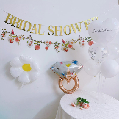 准新娘告别单身派对背景墙气球