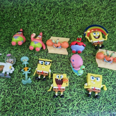 正版散货 海绵宝宝派大星 SpongeBob 章鱼哥周边玩具公仔人偶摆件