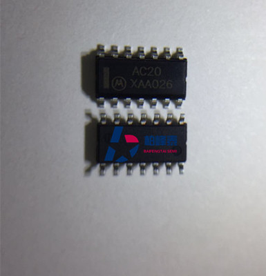 MC74AC20DR2G CD74AC20M96 丝印：AC20 SOP-14 ON进口正品 可直拍