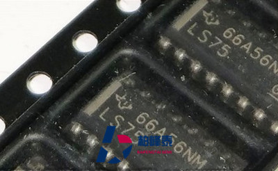 SN74LS75DR 丝印：LS75 SOP-14 D类透明锁存器 TI正品 可直拍