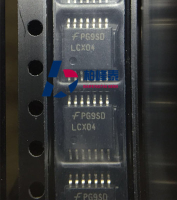 74LCX04MTCX 丝印：LCX04 TSSOP-14 FSC正品 IC配套 可直拍
