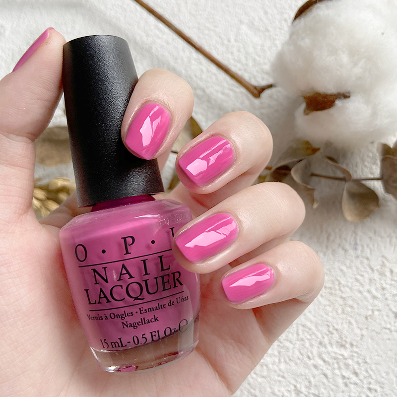 美国OPI指甲油H59 E44 B77玫红粉红系美甲仙无毒持久靓丽原装_虎窝淘