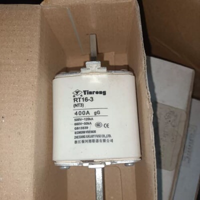 银河Yinrong RT16-3熔断器，400A gG型