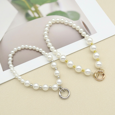 手工珍珠串珠手机手拎链